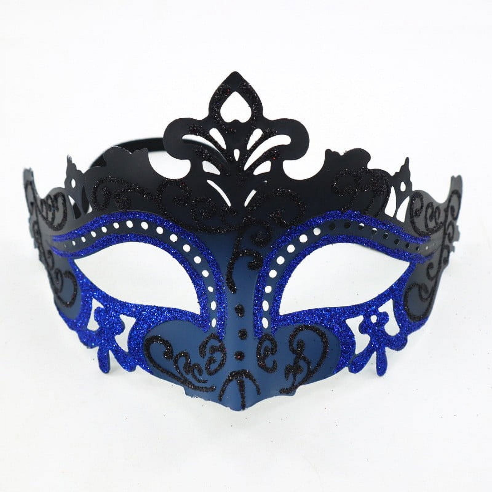 Lilgiuy Mardi Gras Masquerade Mask Half Face Venetian Masks Vintage ...