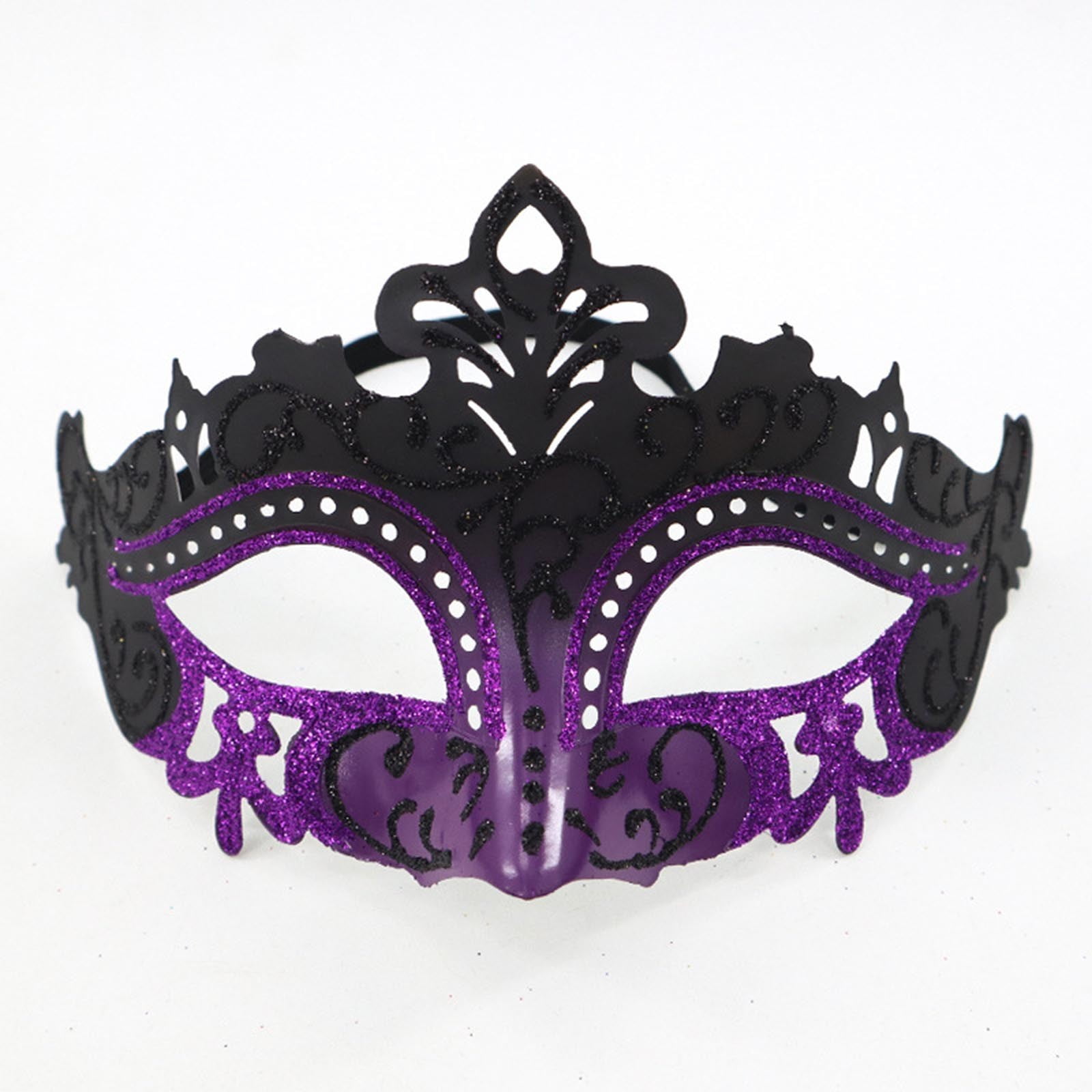 Lilgiuy Mardi Gras Masquerade Mask Half Face Venetian Masks Vintage ...