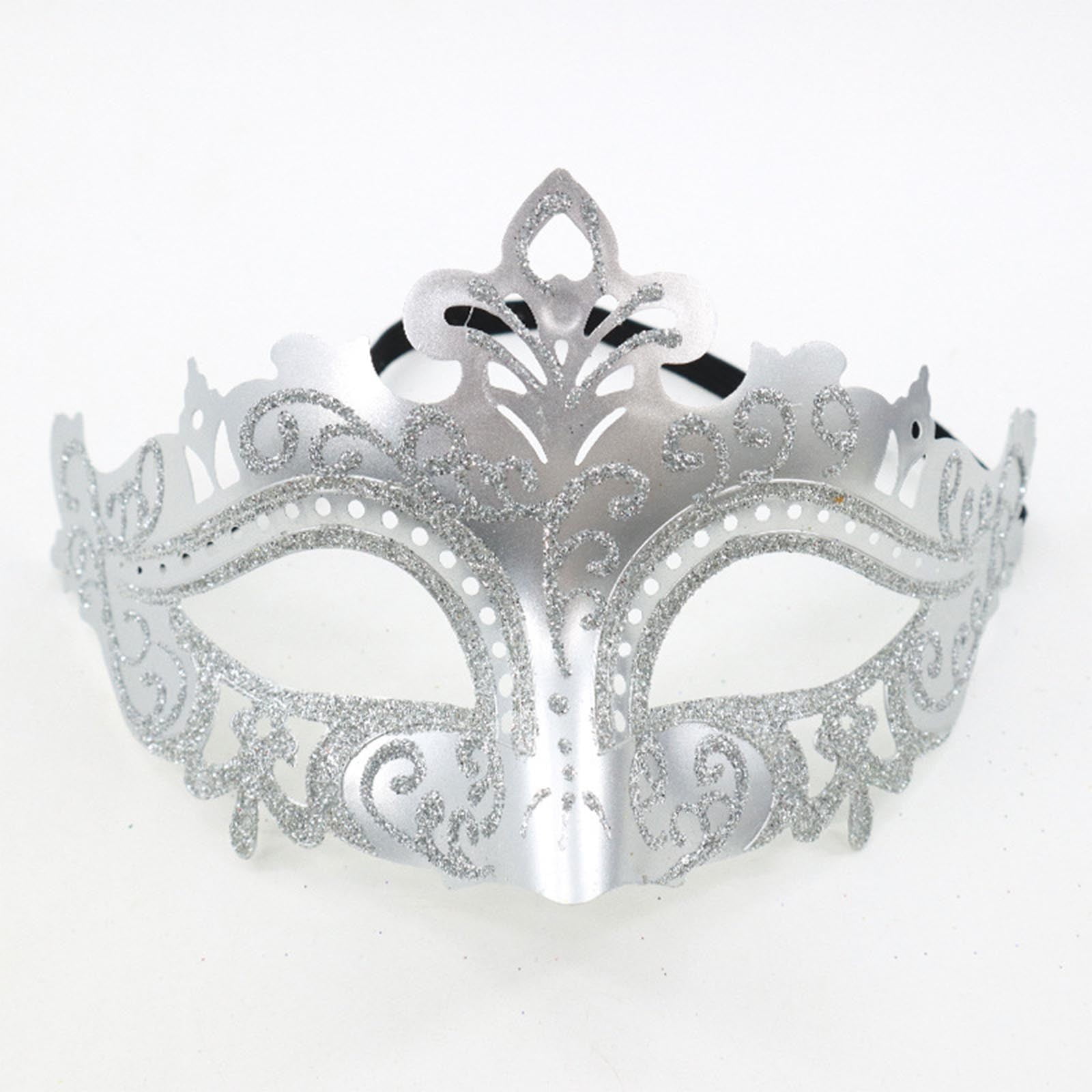 Lilgiuy Mardi Gras Masquerade Mask Half Face Venetian Masks Vintage ...