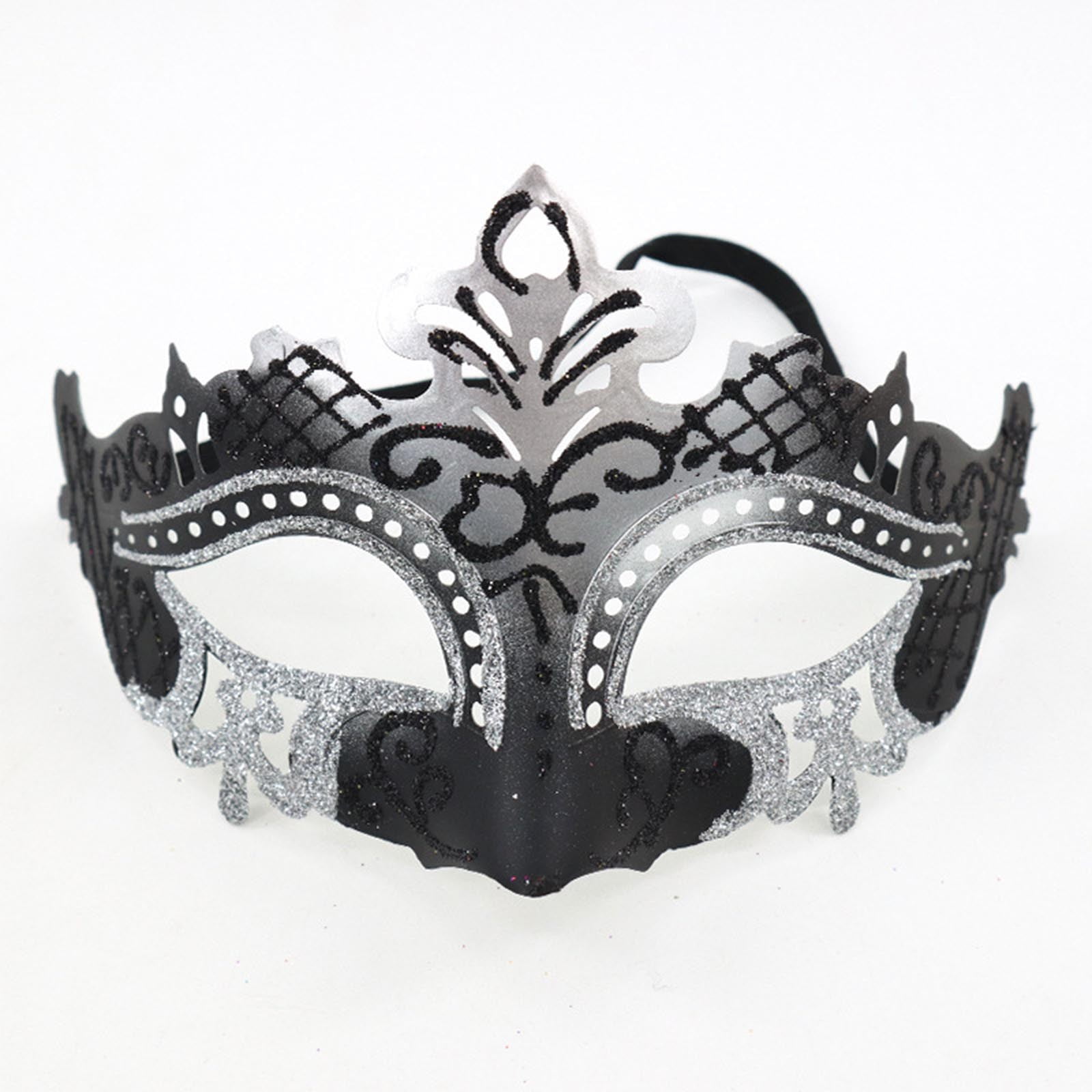 Lilgiuy Mardi Gras Masquerade Mask Half Face Venetian Masks Vintage ...