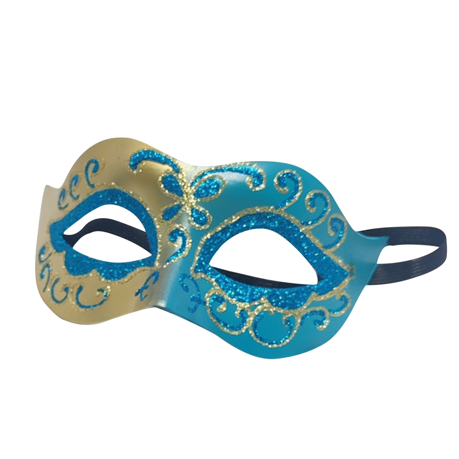 Lilgiuy Masquerade Masks for Mardi Gras, Half Face Mardi Gras Retro ...