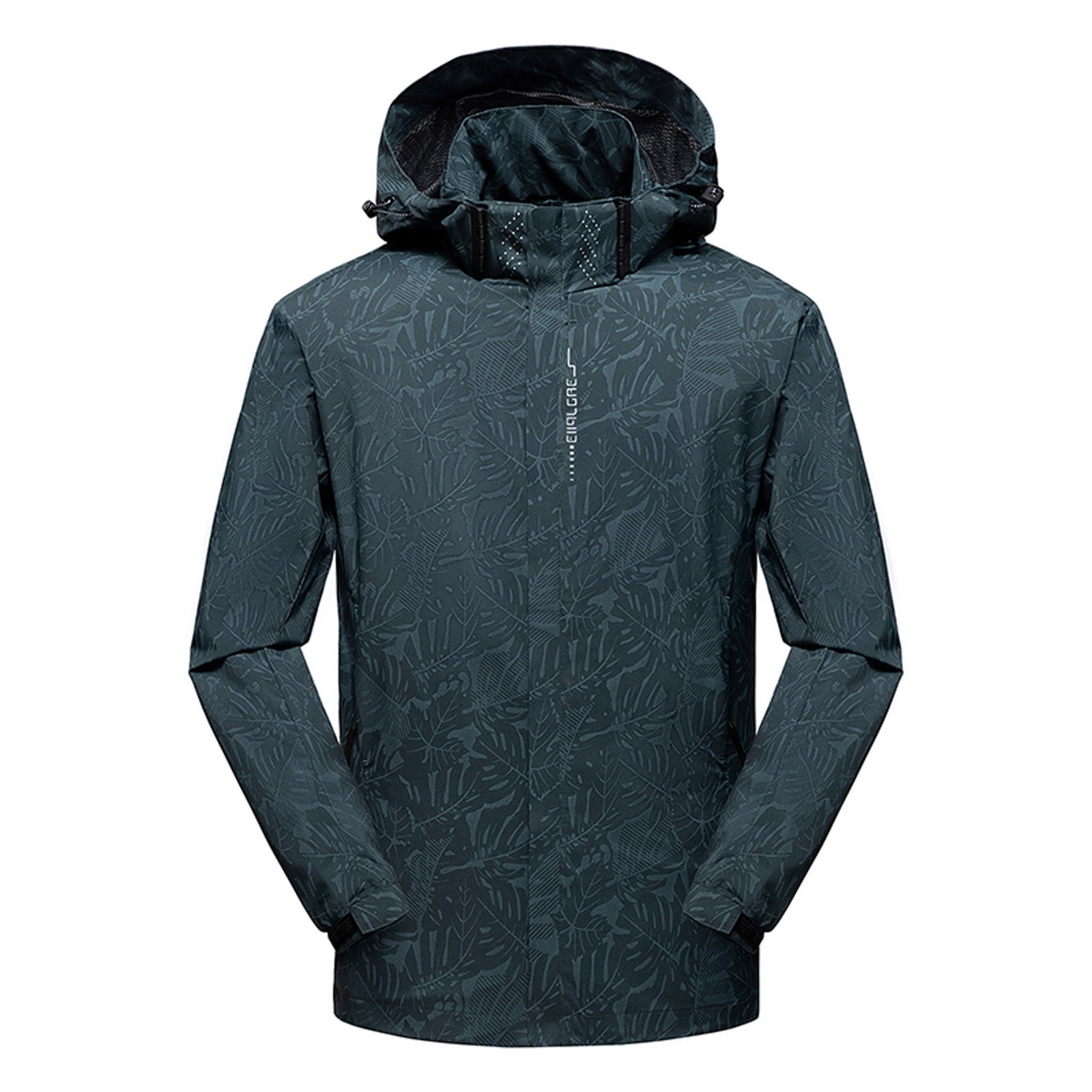 Lilgiuy Men's Thin Windbreaker Slim Fitting Zipper Pocket Sun ...