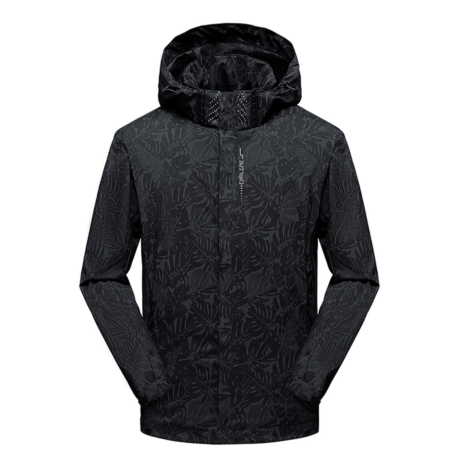 Lilgiuy Men's Thin Windbreaker Slim Fitting Zipper Pocket Sun ...