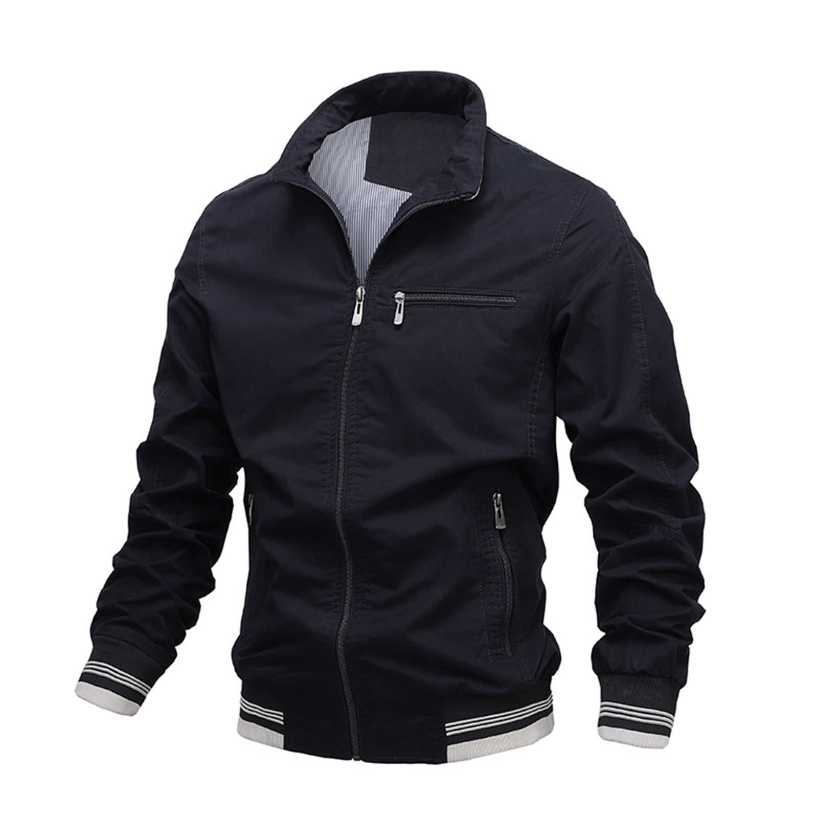 Lilgiuy Men's Winter with Pile Warm Jacket Mountaineering Wear Outdoor ...