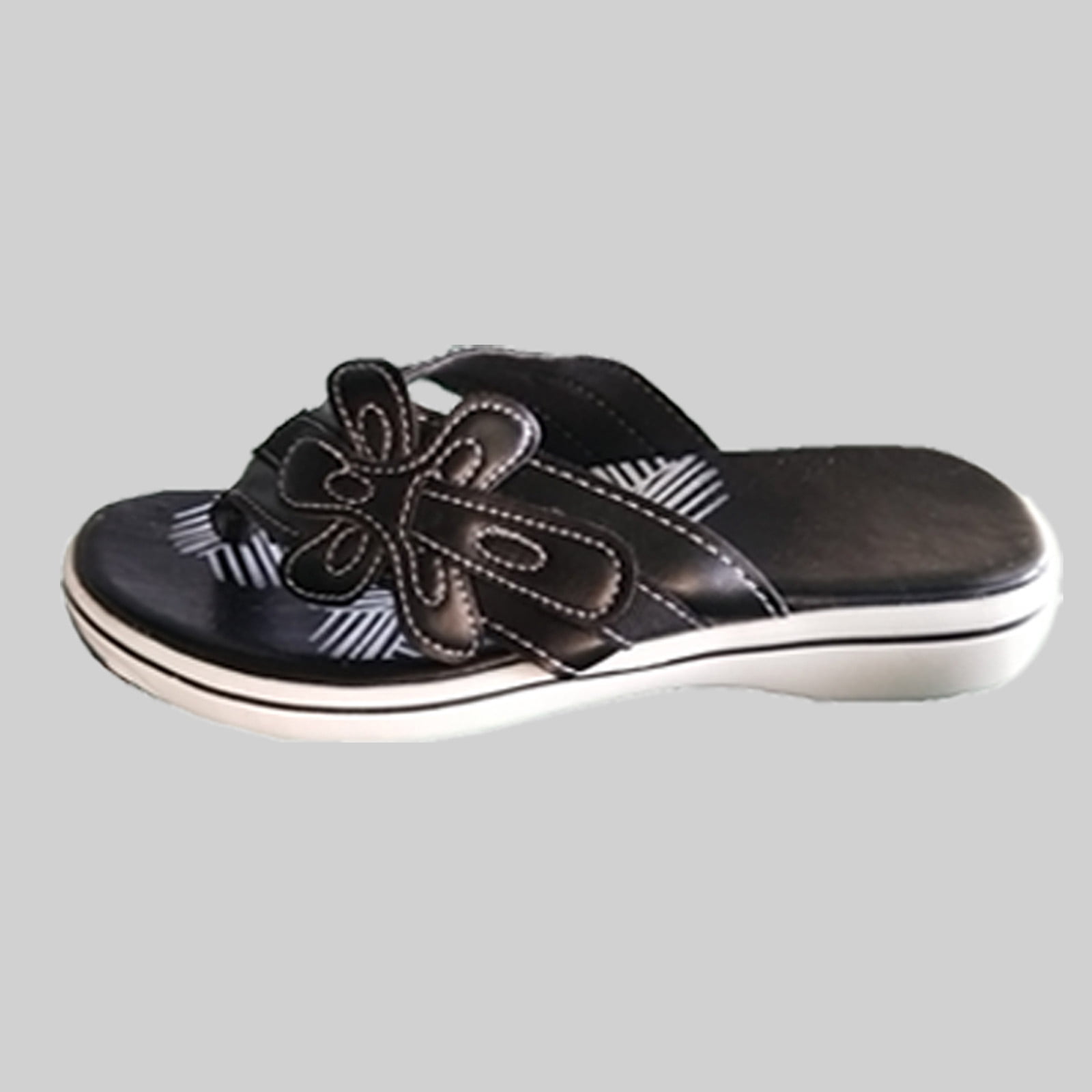 Lilgiuy Orthopedic Sandals for Women Arch Support Flip Flops ...