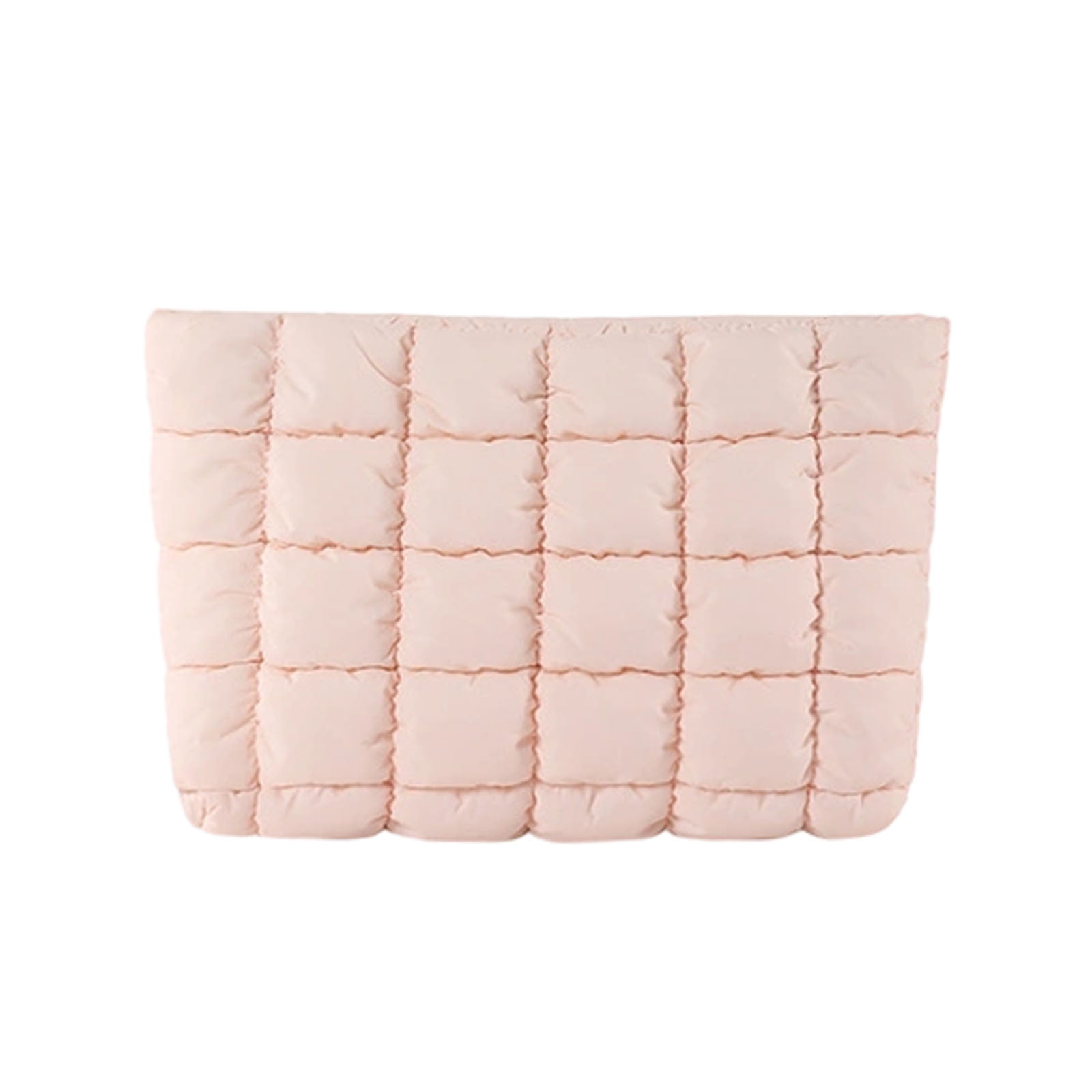 Lilgiuy Puffy Makeup Bag for Women, Quilted Makeup Bag Cosmetic Bag ...