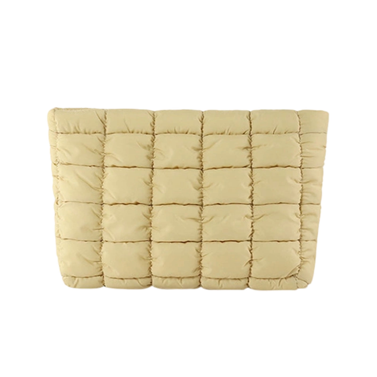 Lilgiuy Puffy Makeup Bag for Women, Quilted Makeup Bag Cosmetic Bag ...