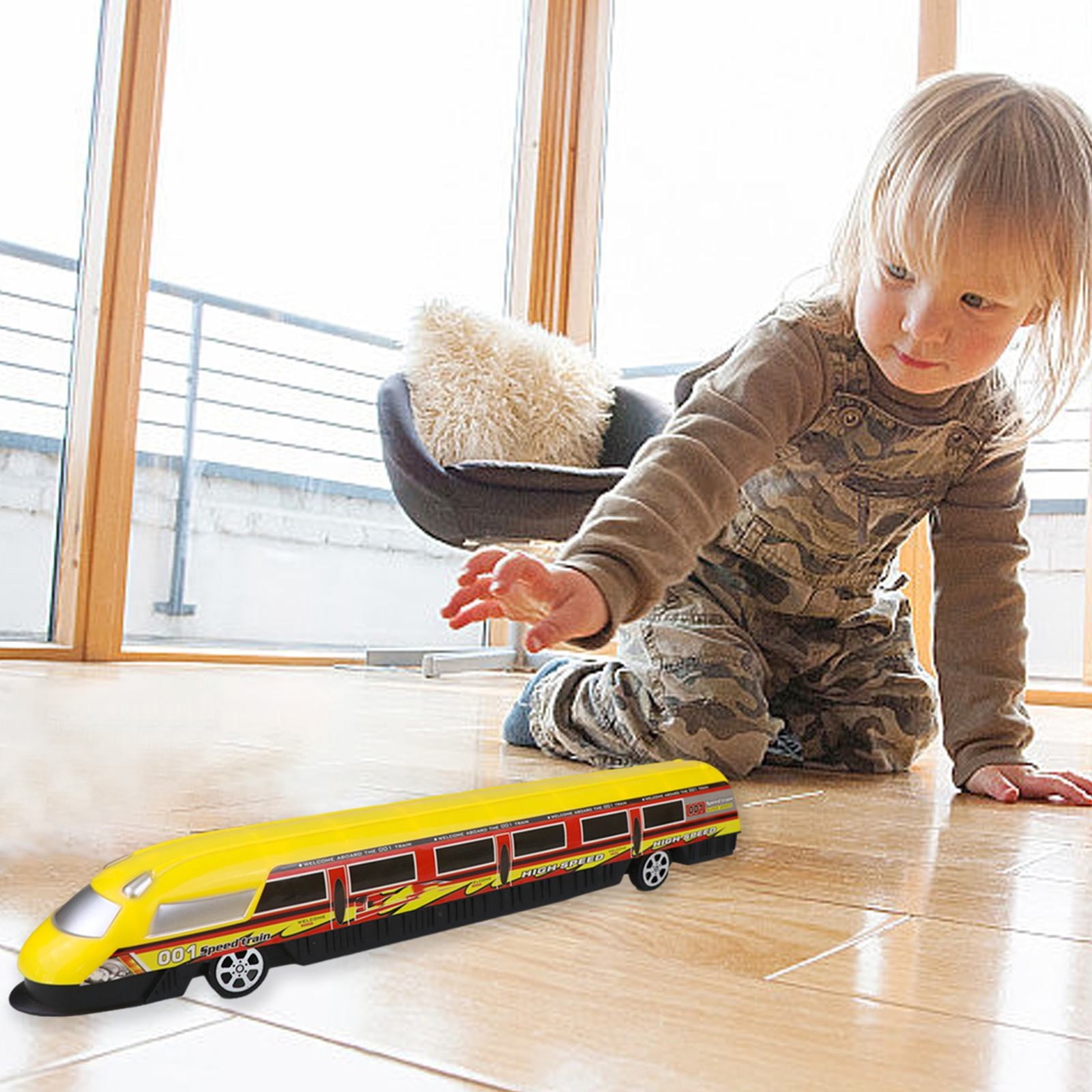 Lilgiuy Simulation High-speed Rail Train for 3-6 Years Old Boys Girls ...
