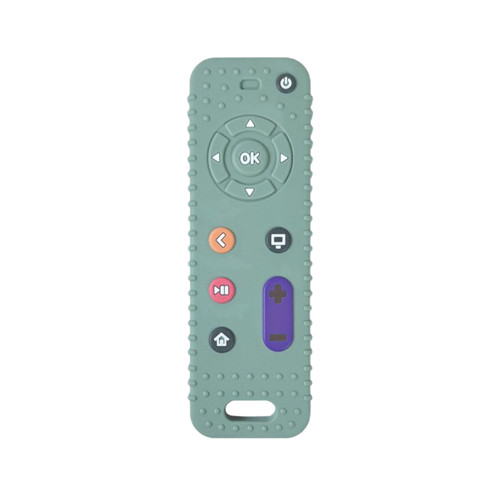 Lilgiuy Soft Silicone Teething Toys, Remote Control Shape Teething Toys ...