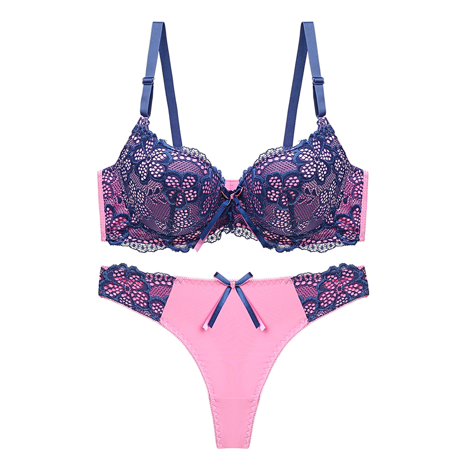 Lilgiuy Trendy Women Charming Lace Underwear Pajamas Embroidered Ladies ...