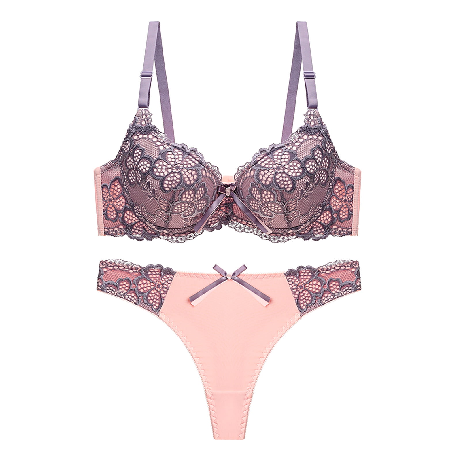 Lilgiuy Trendy Women Charming Lace Underwear Pajamas Embroidered Ladies ...