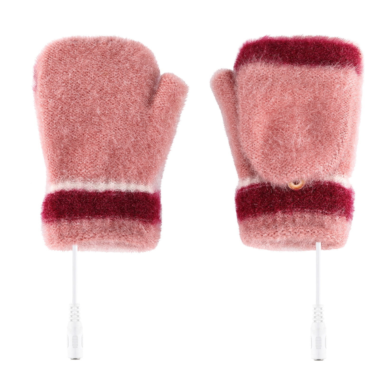 Lilgiuy USB Heated Gloves for Women & Men, Mitten Winter Warm Laptop ...