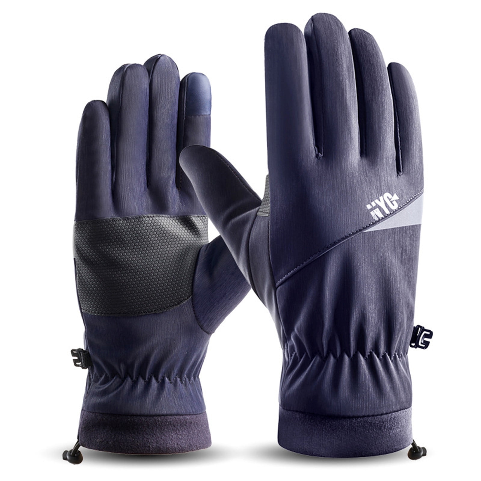 Lilgiuy Winter Gloves for Men Touch-Screen Windproof Warm Anti-Slip ...