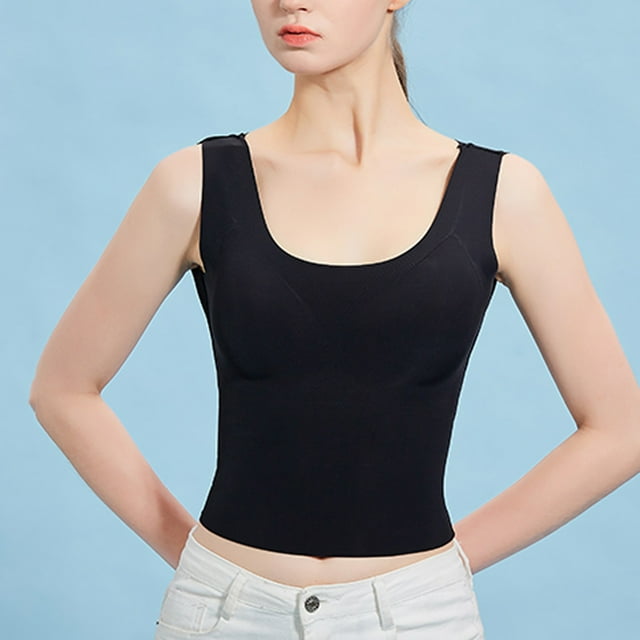 Lilgiuy Woman No Breast-Wiping And Chest-Wrapping Sports Bras Yoga ...