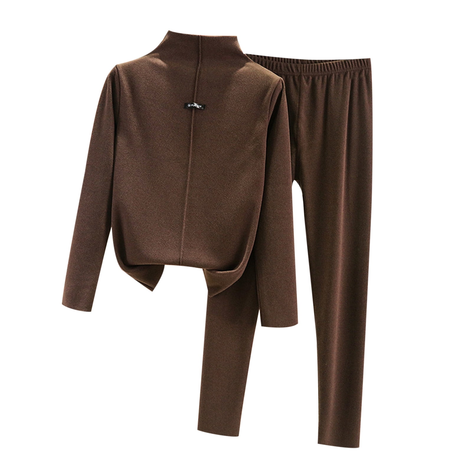 Lilgiuy Women Fall Winter Outfits Bottomed Tops Double-Sided Velvet ...