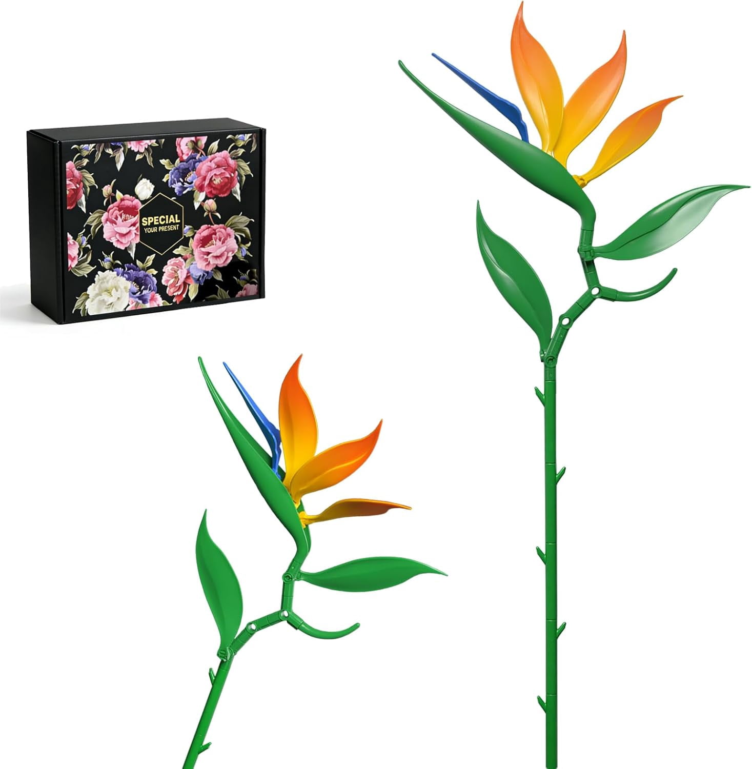 Lilies Flower Building Block Bouquet, Compatible with Lego Flower with ...