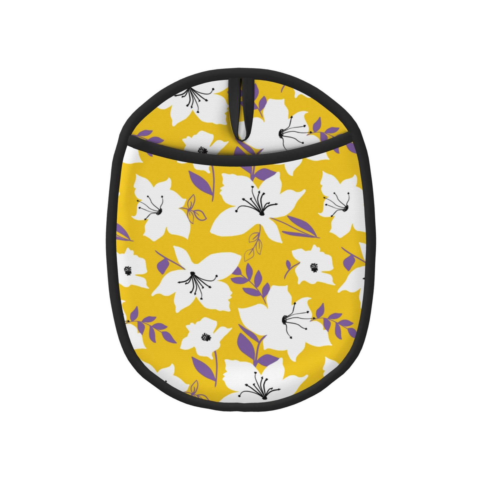 Lilies Flowers Yellow Pot Holders for Kitchen - Heat Resistant Oven ...