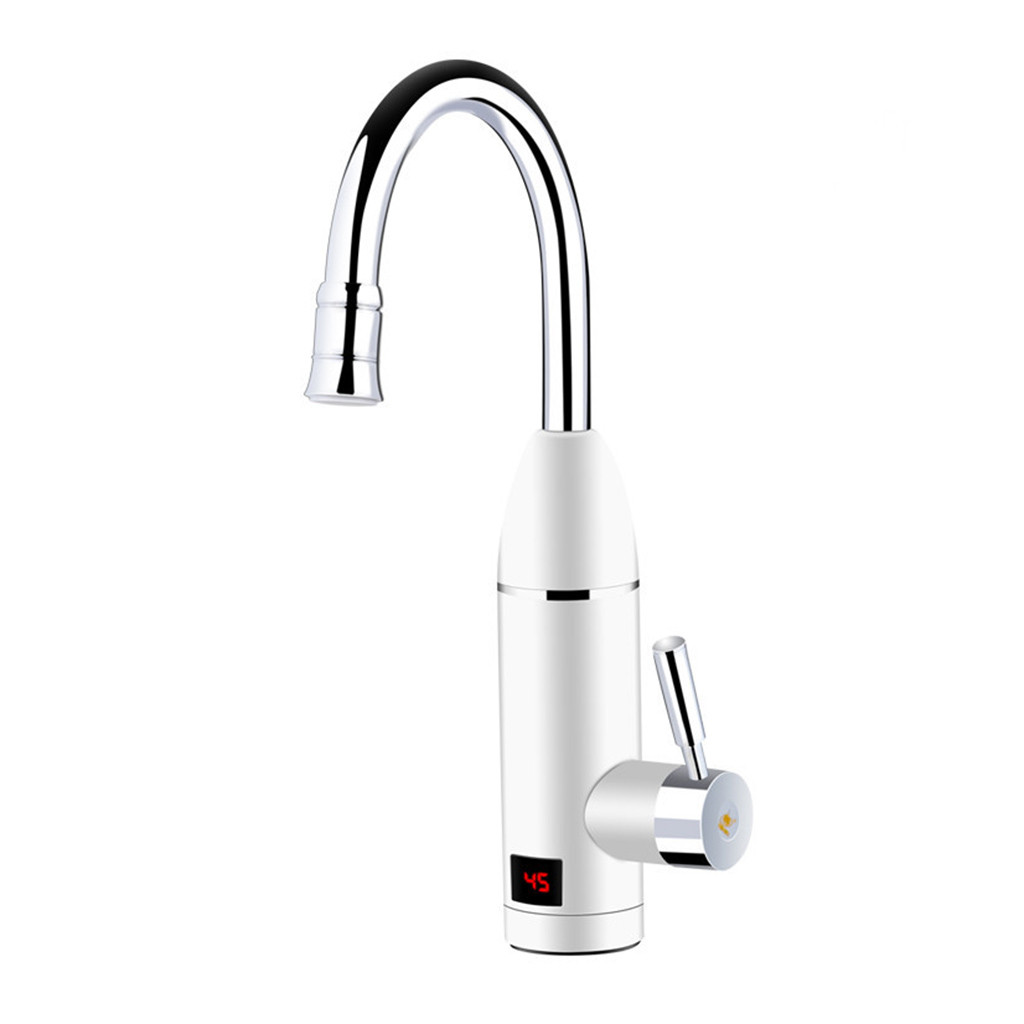 Lililumin Electric Water Tap Instantaneous Water Heater Sink Fitting ...