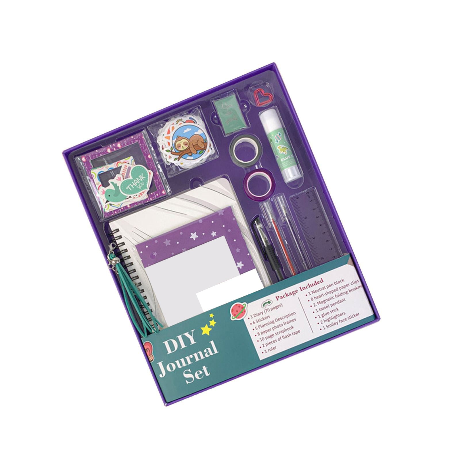 Lililumin Office Supplies 104Pcs Diy Journal Set Personalized Diary ...