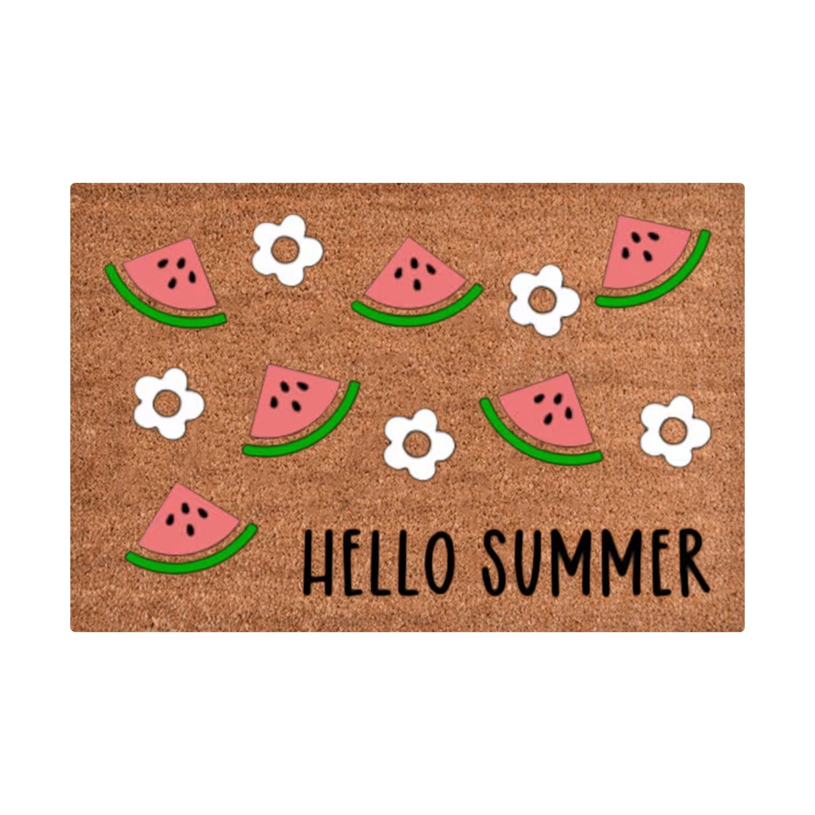 Lililumin Outside Door Mats for Front Door Summer Welcome Sign Hello ...