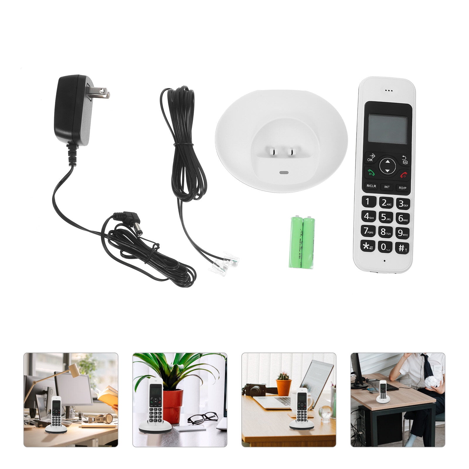 Liliping 1 Set of Digital Cordless Phone Household Cordless Phone Home ...