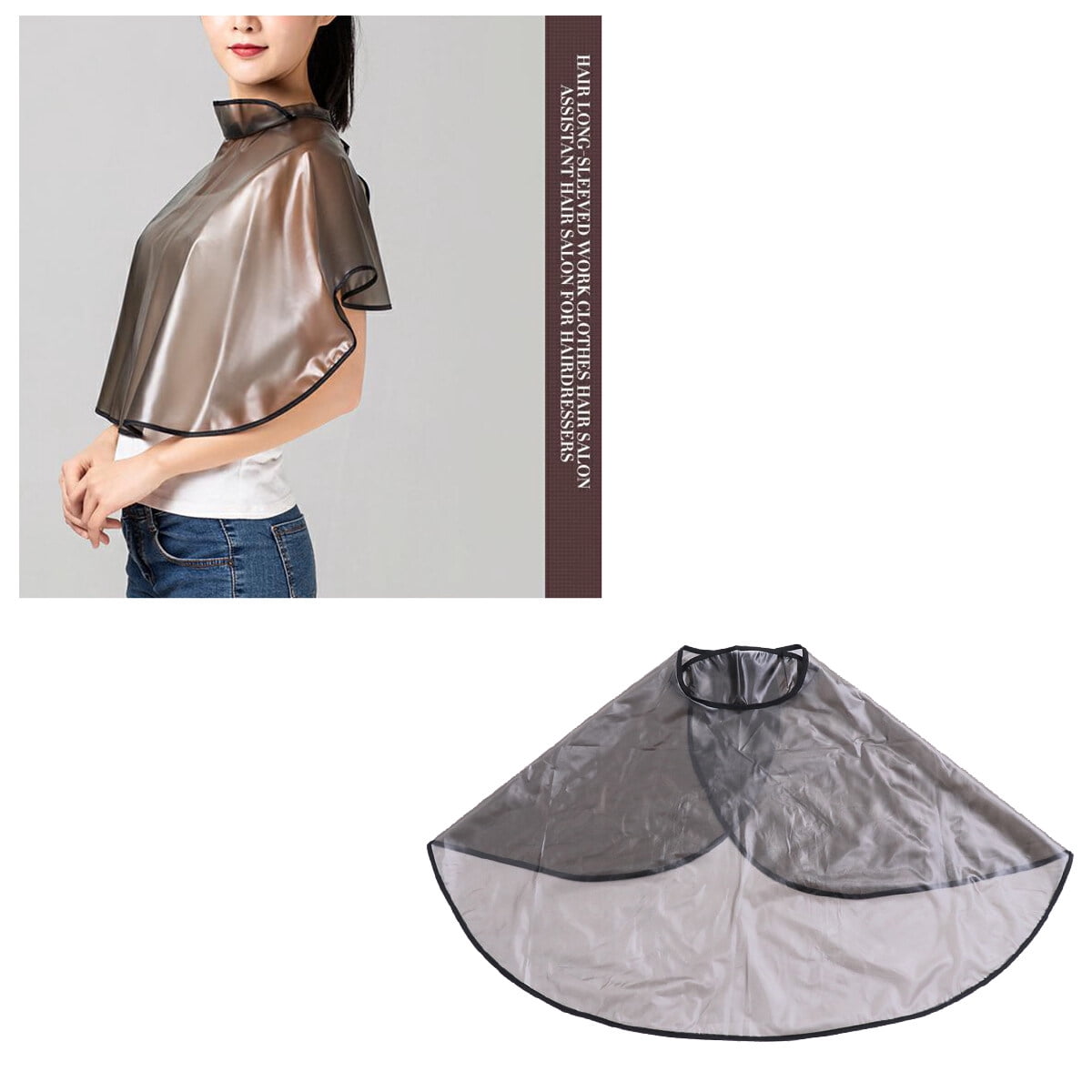 Liliping 2pcs Hair Dye Capes Waterproof PVC Hair Coloring Cutting Capes ...