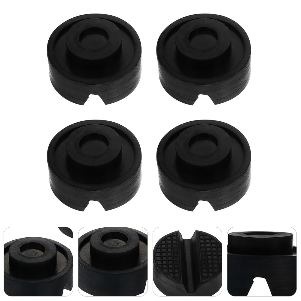 Liliping 4Pcs Jack Pad Adapter for Jack Stand Universal Rubber Slotted ...
