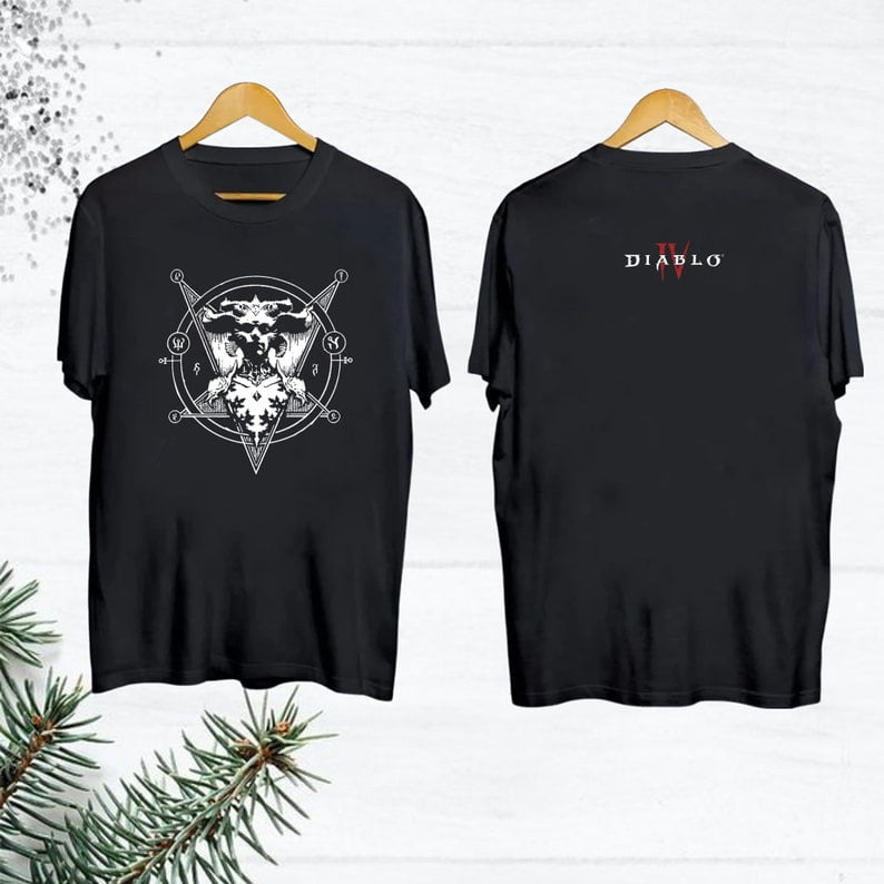 Lilith Diablo 4 T-Shirt, Diablo 4 Shirt Fan Gifts, Diablo Game Shirt ...