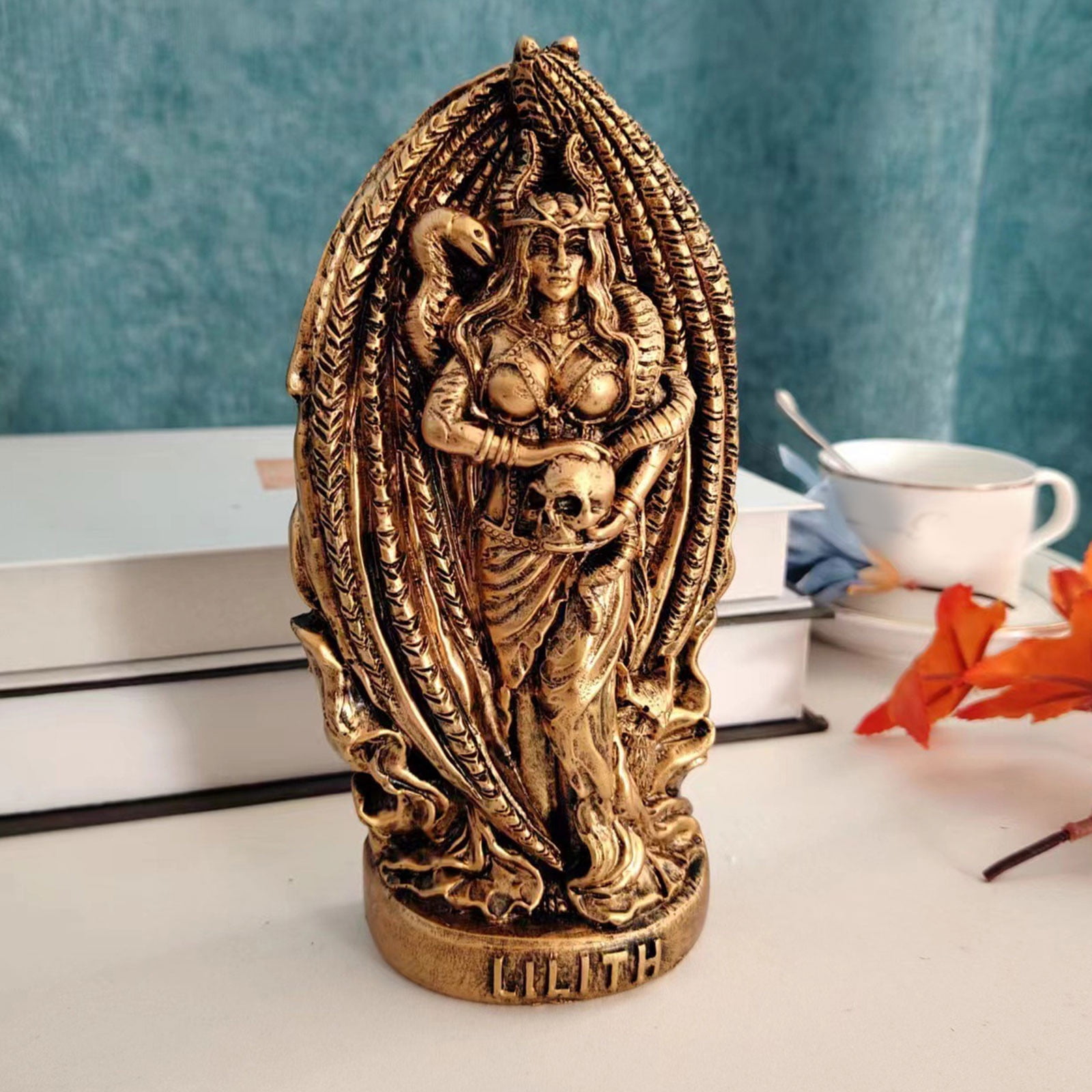 Lilith Resin Statue - Gothic Lilith Sculpture for Altars and Tabletop ...