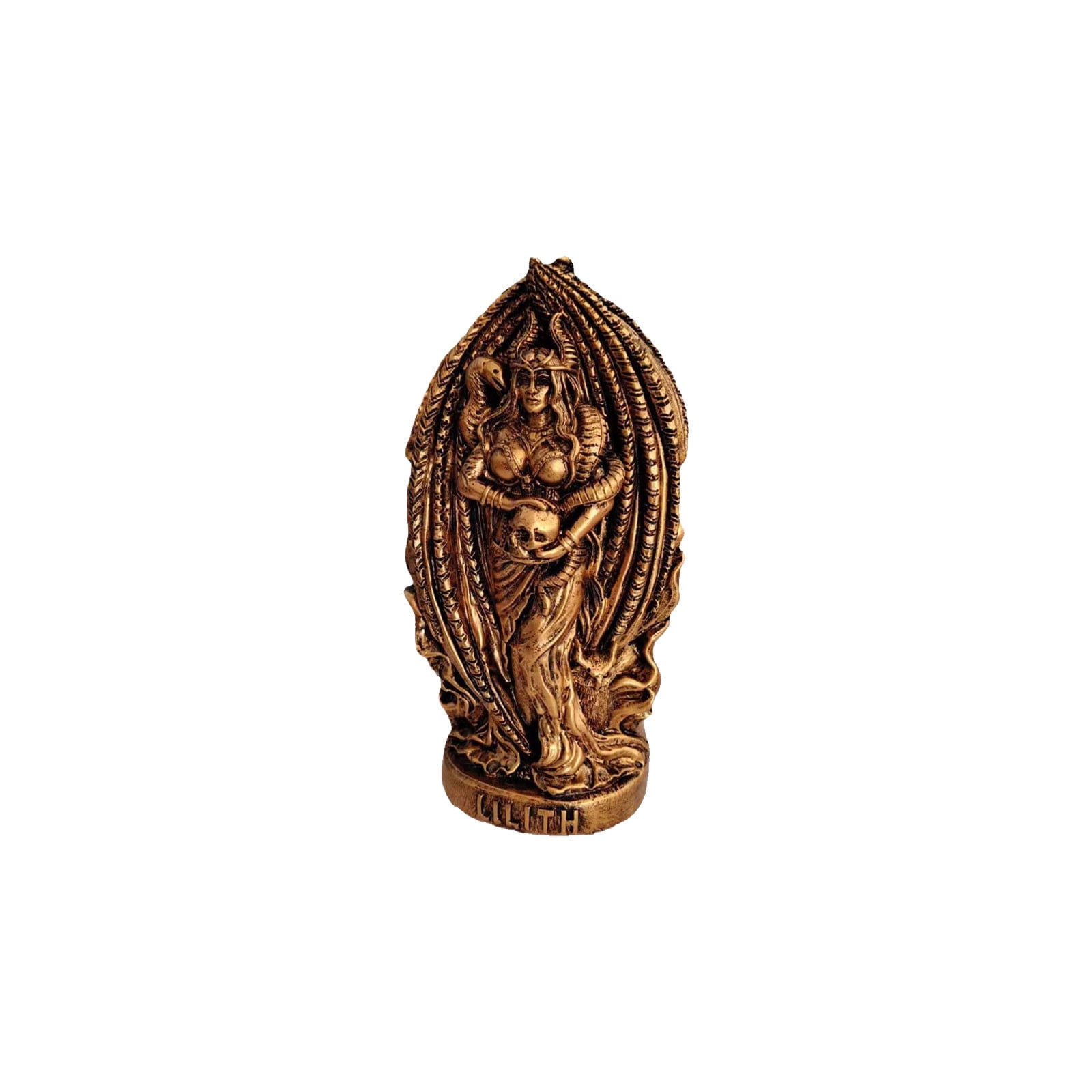 Lilith Resin Statue Lilith's Gothic Statue - Gothic Spooky Decor for ...