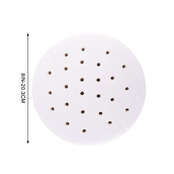 Lilixerw 100Pcs 8 Inch Air Fryer Parchment Paper Liners,Pre-Cut Round ...