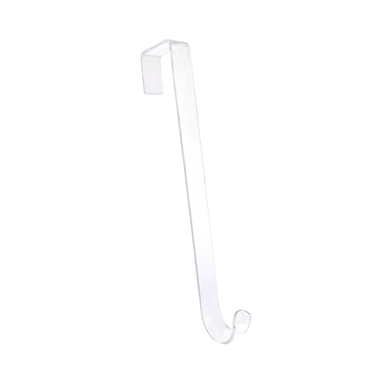 Lilixerw 12 inch Over The Door Hooks,Hanging Transparent Hooks,Heavy ...