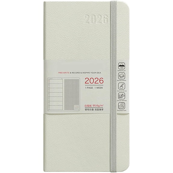 Lilixerw 2026 Weekly & Monthly Hardcover Planner with Premium Thick ...
