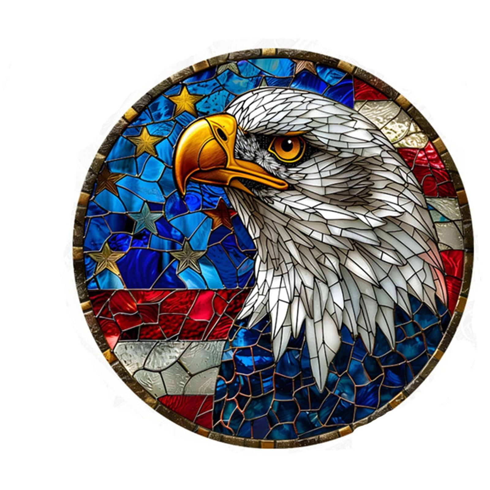 Lilixerw 4th of July Window Eagle Clings,Decorative Patriotic Window ...