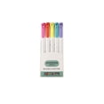 Lilixerw 5 PCS Double-Ended Highlighter Set,Smudge-Proof & Quick-Dry ...