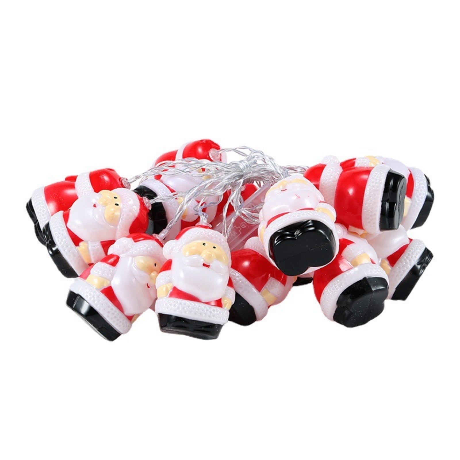 Lilixerw 10 Light Santa Head Light Set,Christmas Santa Claus ...