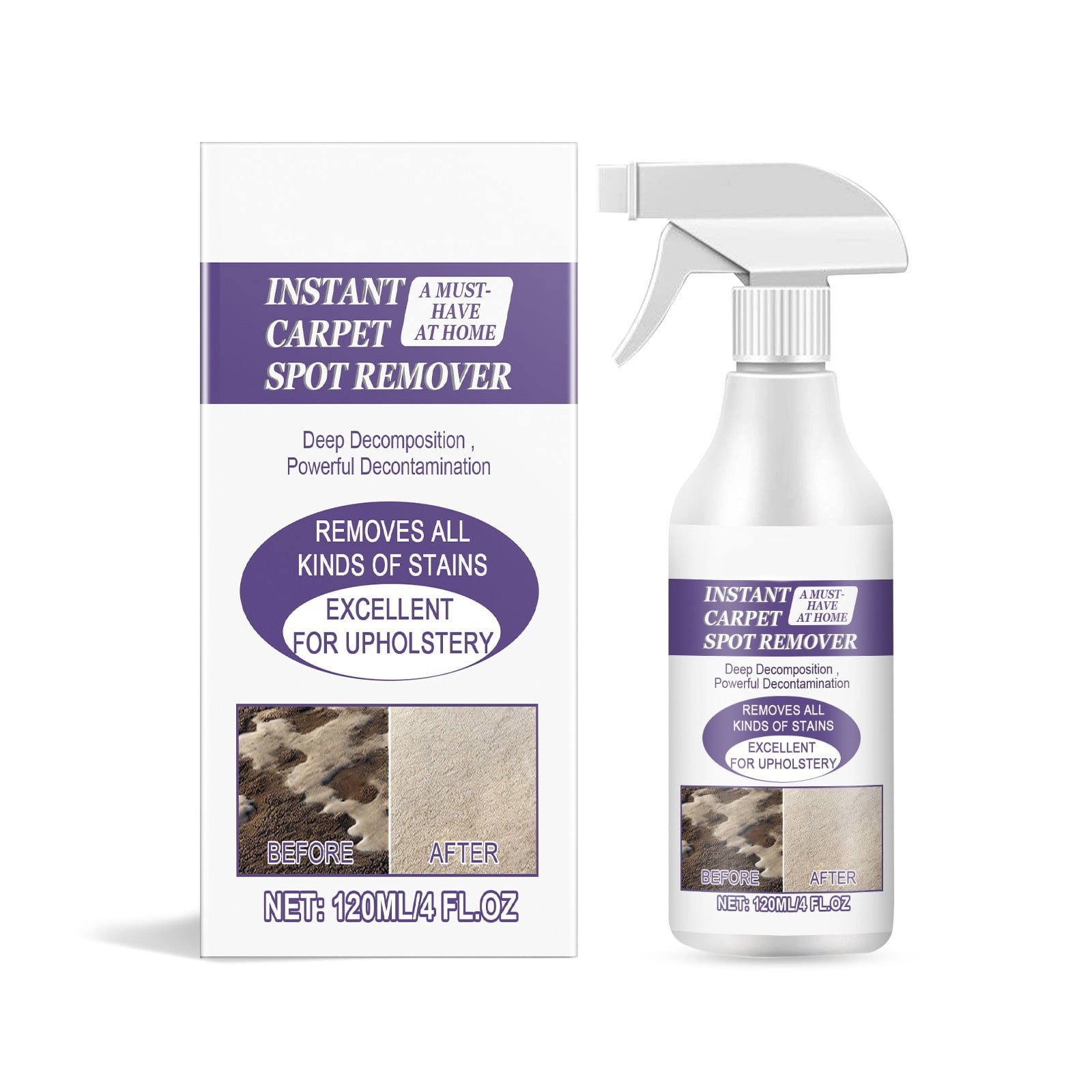 Lilixerw 120ml Capture Spot and Stain Remover Carpet,Coffee,Wine,Food ...