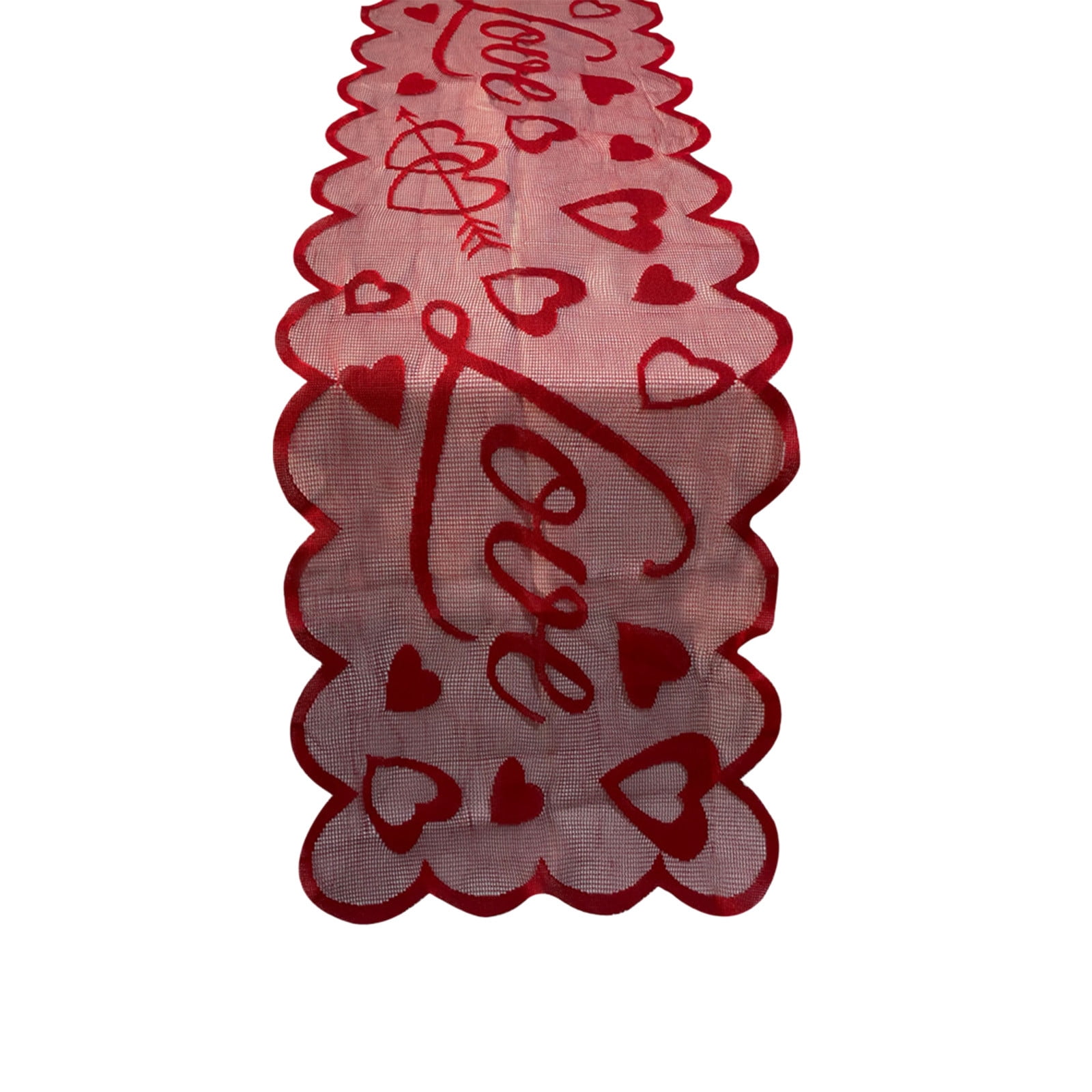 Lilixerw 13 x 72 inch Valentine's Day Table Runner,Valentine's Day ...
