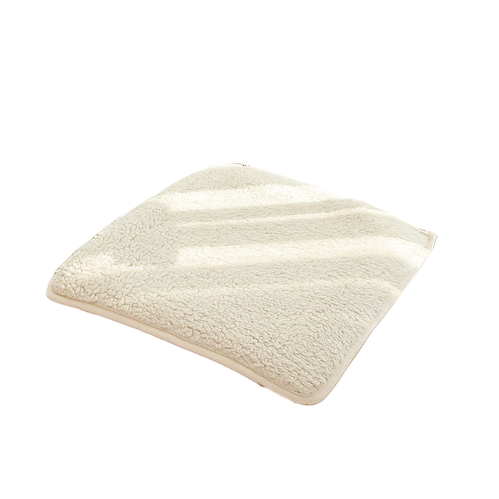 Lilixerw 18 x 18 inch Soft Fleece Chair Pad,Thick Wool Square Seat ...