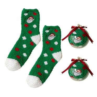 Kabuer Women Fuzzy Socks Christmas Socks for Women Cute Cartoon Holiday ...