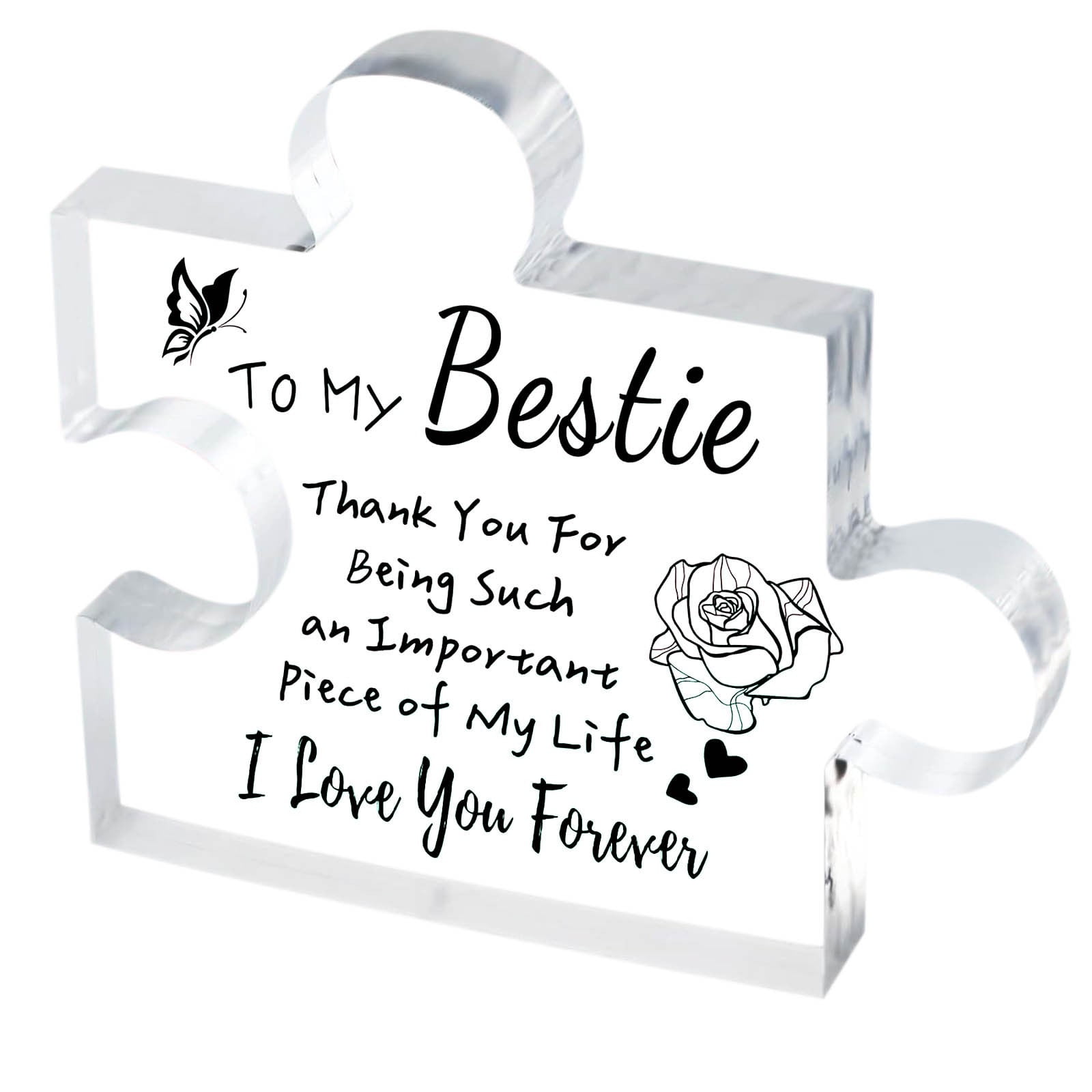 Lilixerw Clearance Best Friends Gifts for Women Acrylic Puzzle Plaque ...