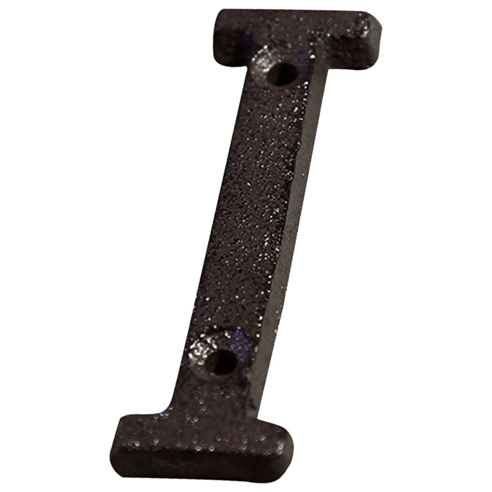 Cast Iron House Letter,Solid Home Address Letter,Elegant Black Brown ...