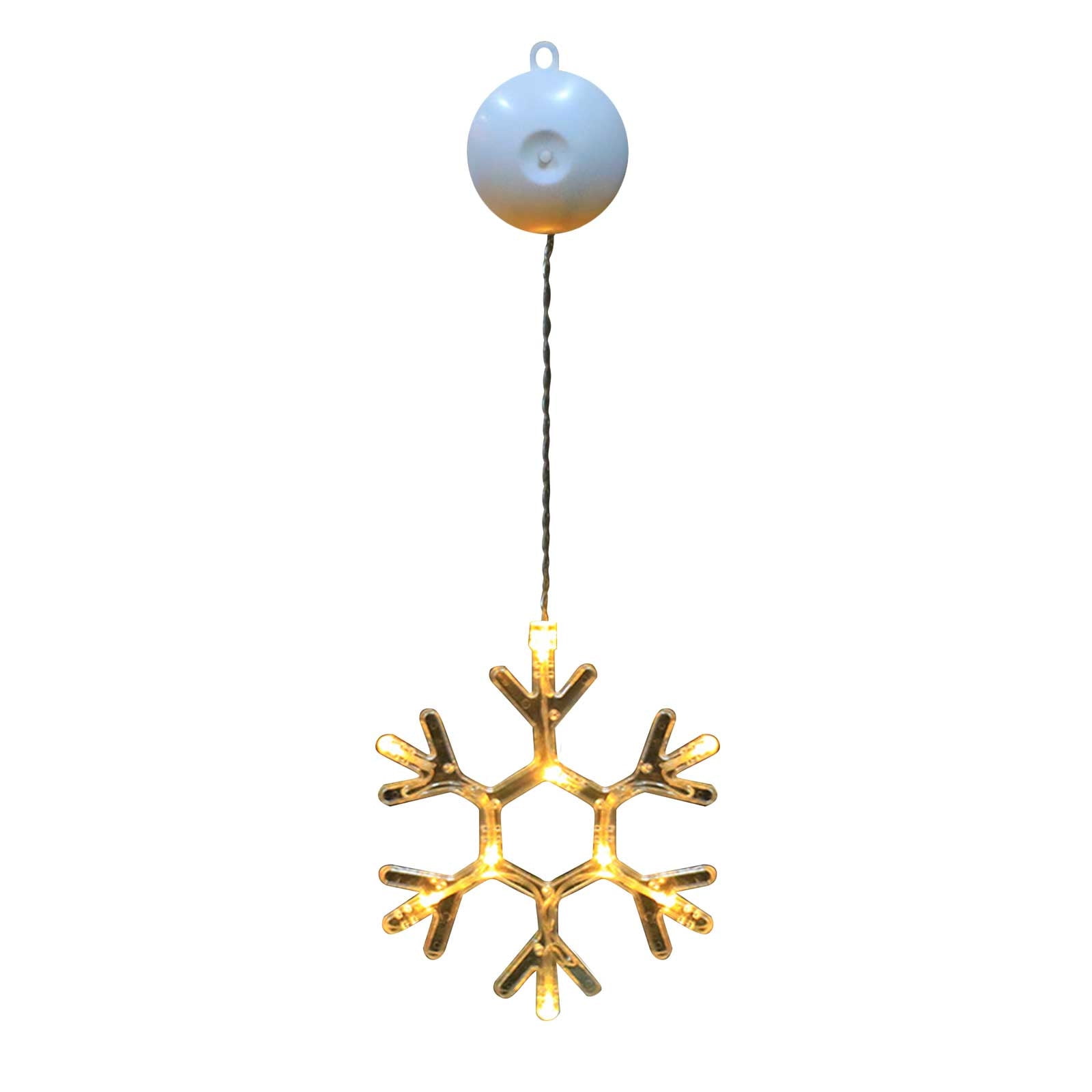 Lilixerw Christmas Window Lights Decorations Bell,Xmas Tree Lighted ...