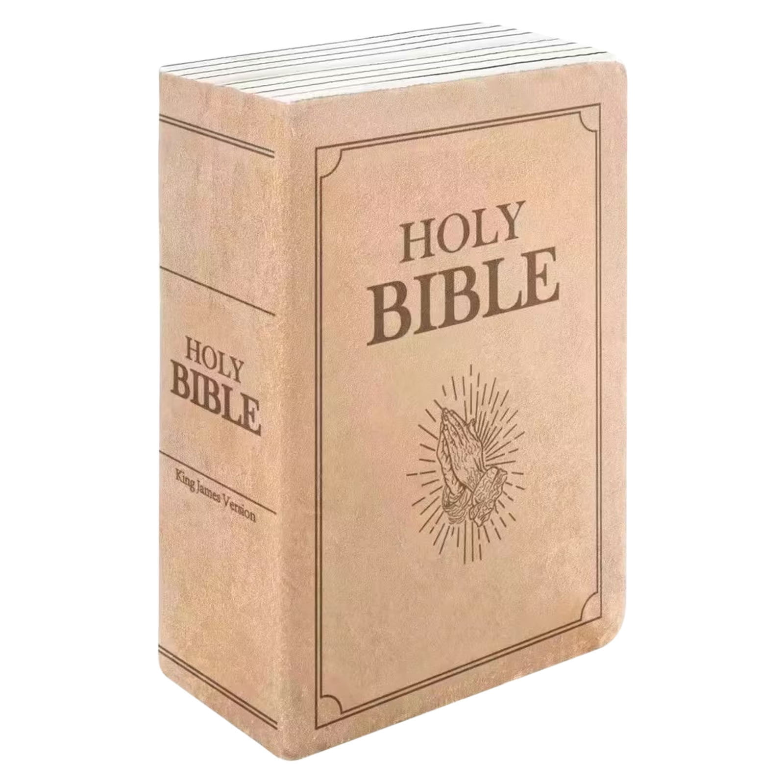 Lilixerw Cozy Faith Bible Pillow,Bible Pillow Book Plush That Opens ...