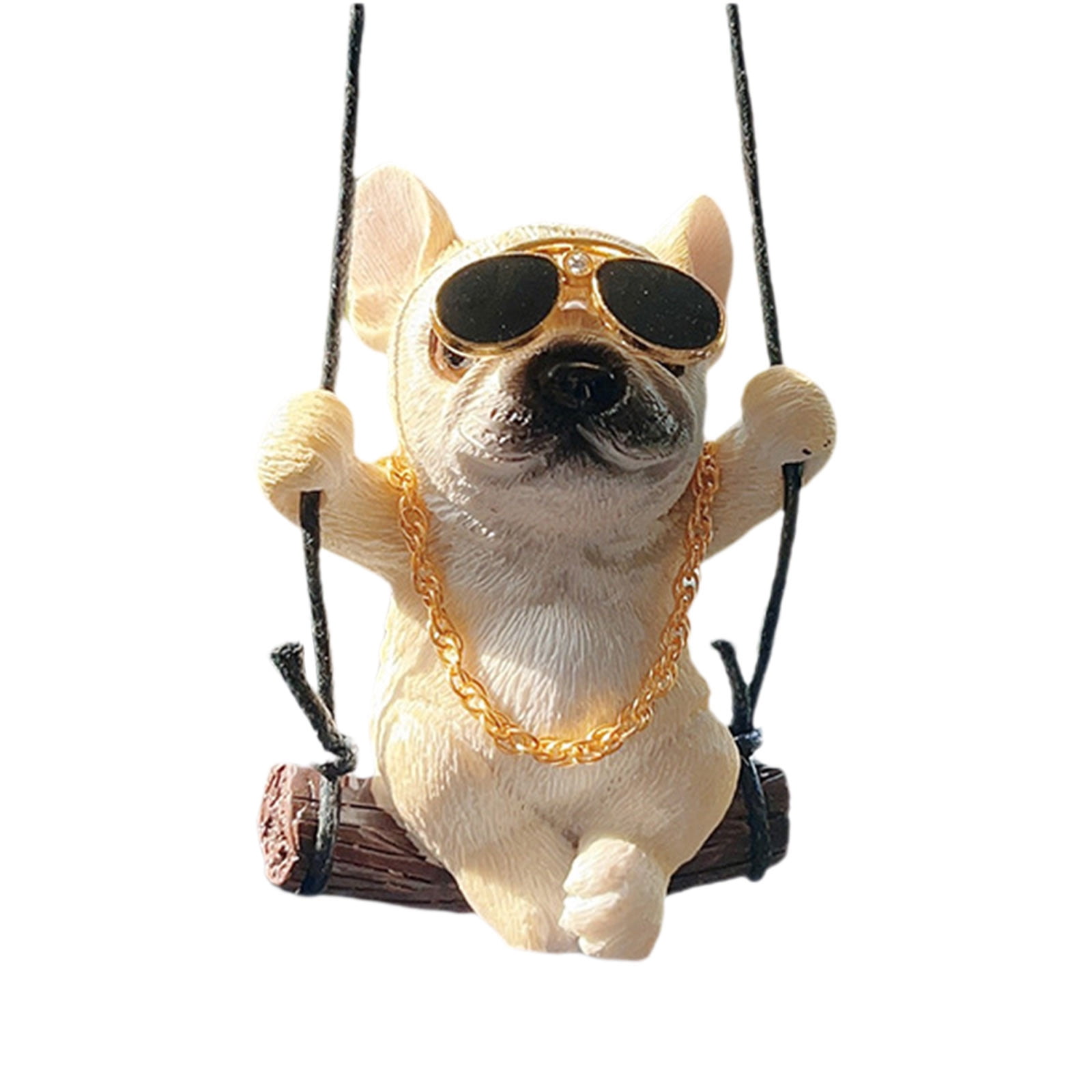 Lilixerw Cute Swinging Dog Car Mirror Hanging Accessories,Fun Interior ...