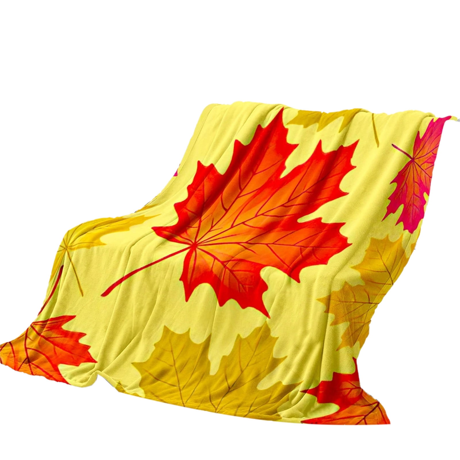 Lilixerw Fall Leaves Throw Blanket Gifts for Women Girls Boys,Super ...
