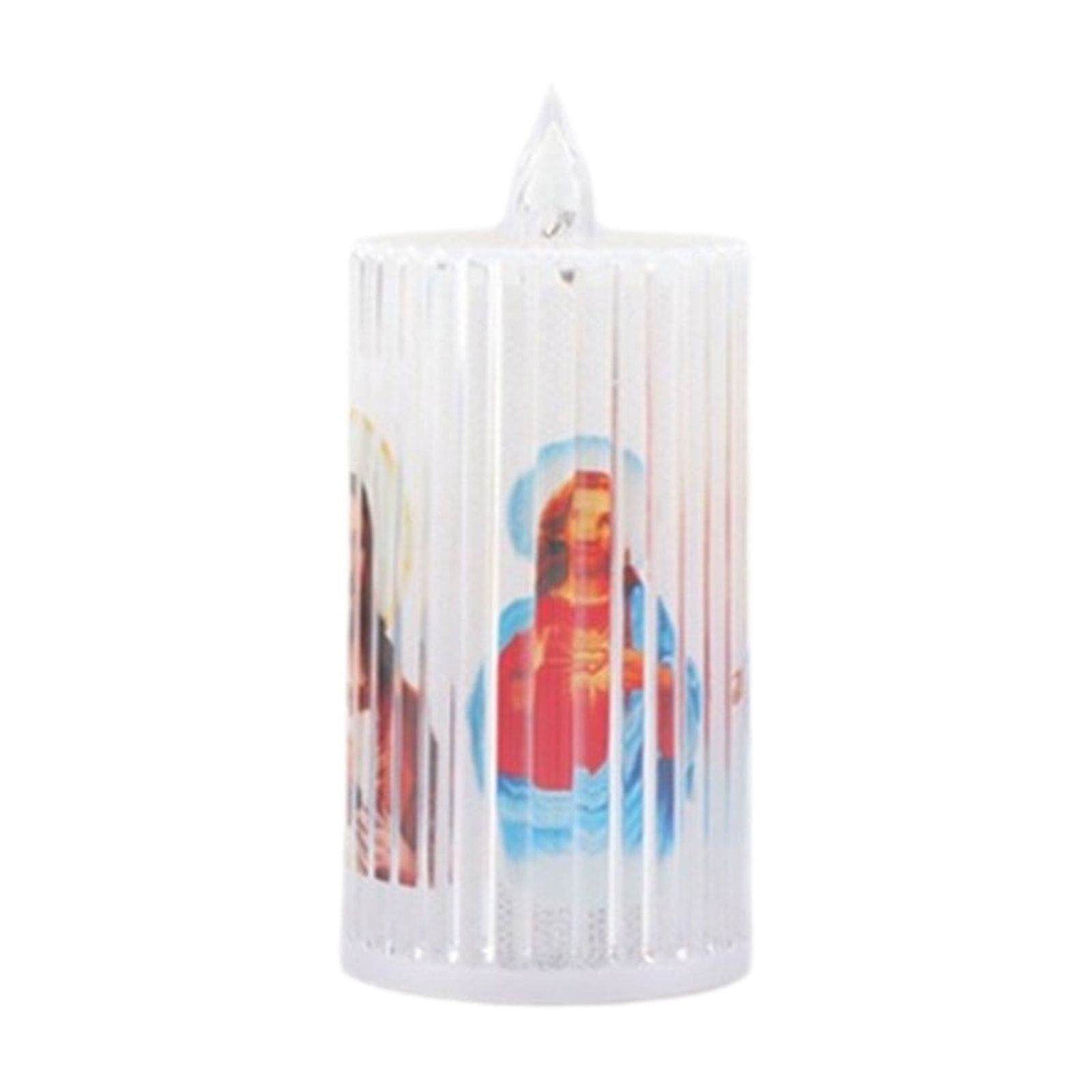 Lilixerw Flameless LED Devotional Prayer Candle,Unique Religious ...