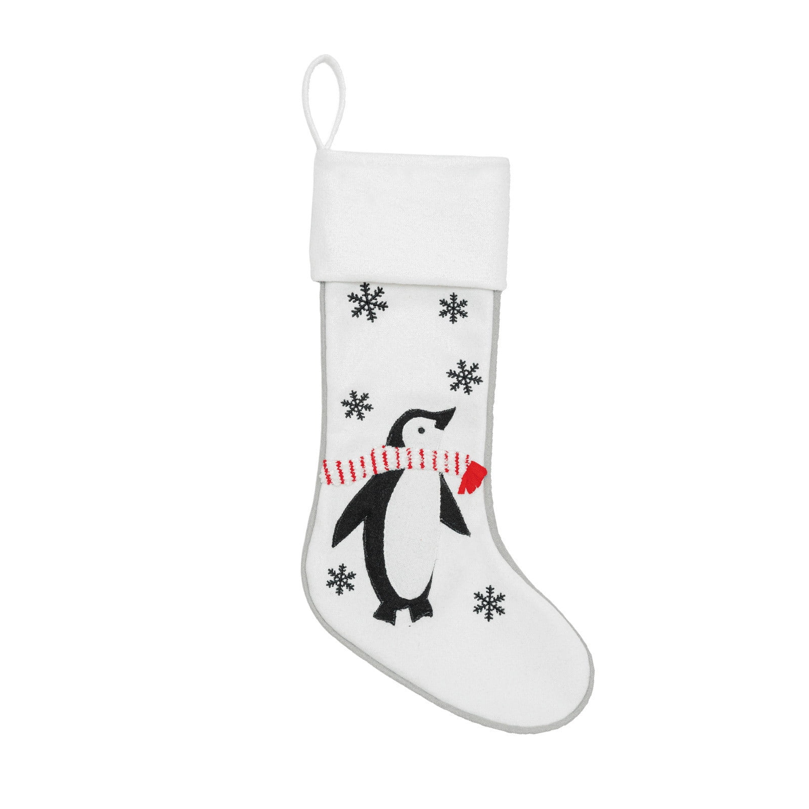 Lilixerw Penguin Christmas Stocking Oversize Handmade Hooked,Xmas ...