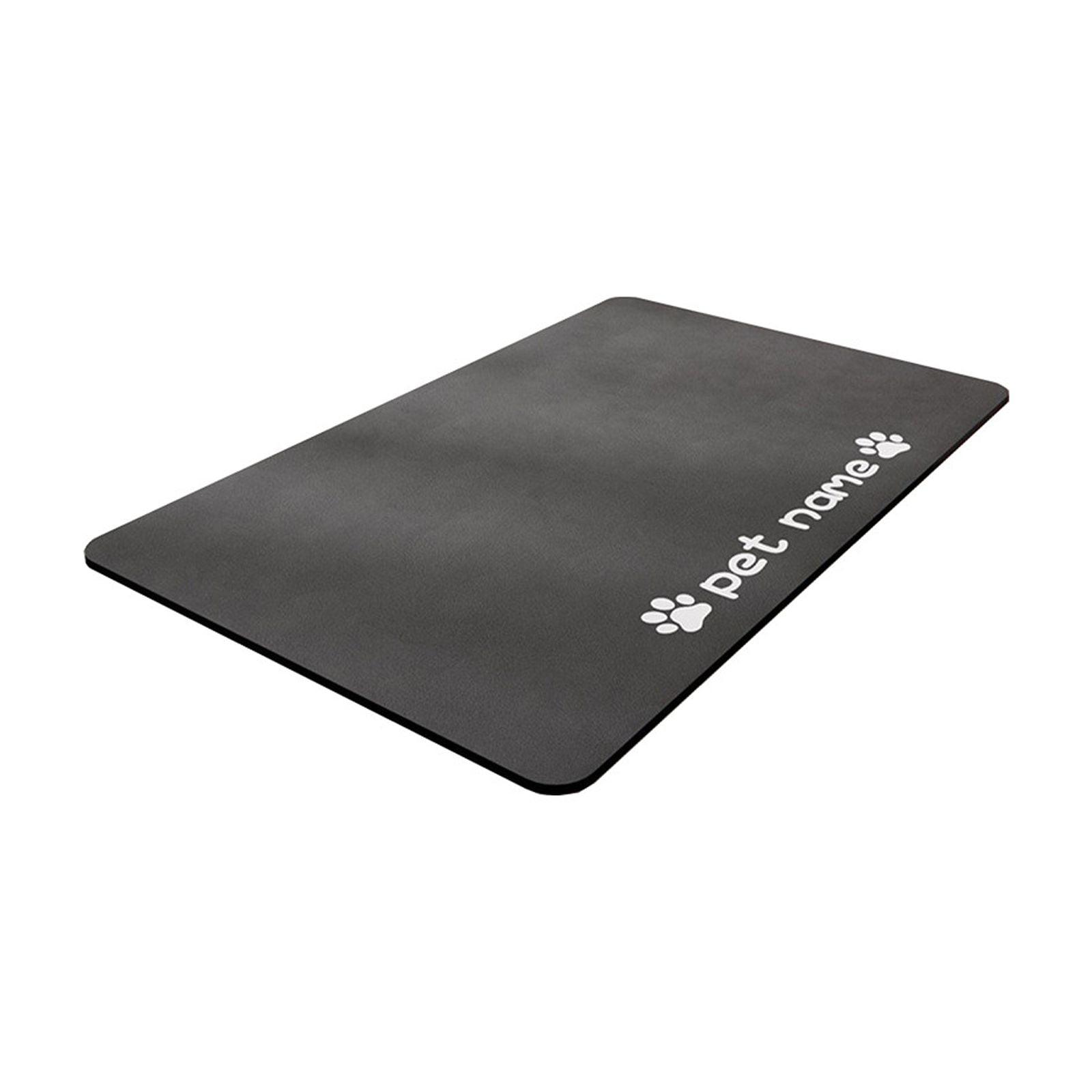 Lilixerw Pet Feeding Mat,No Stains Quick Dry Dog Water Dispenser Mat ...