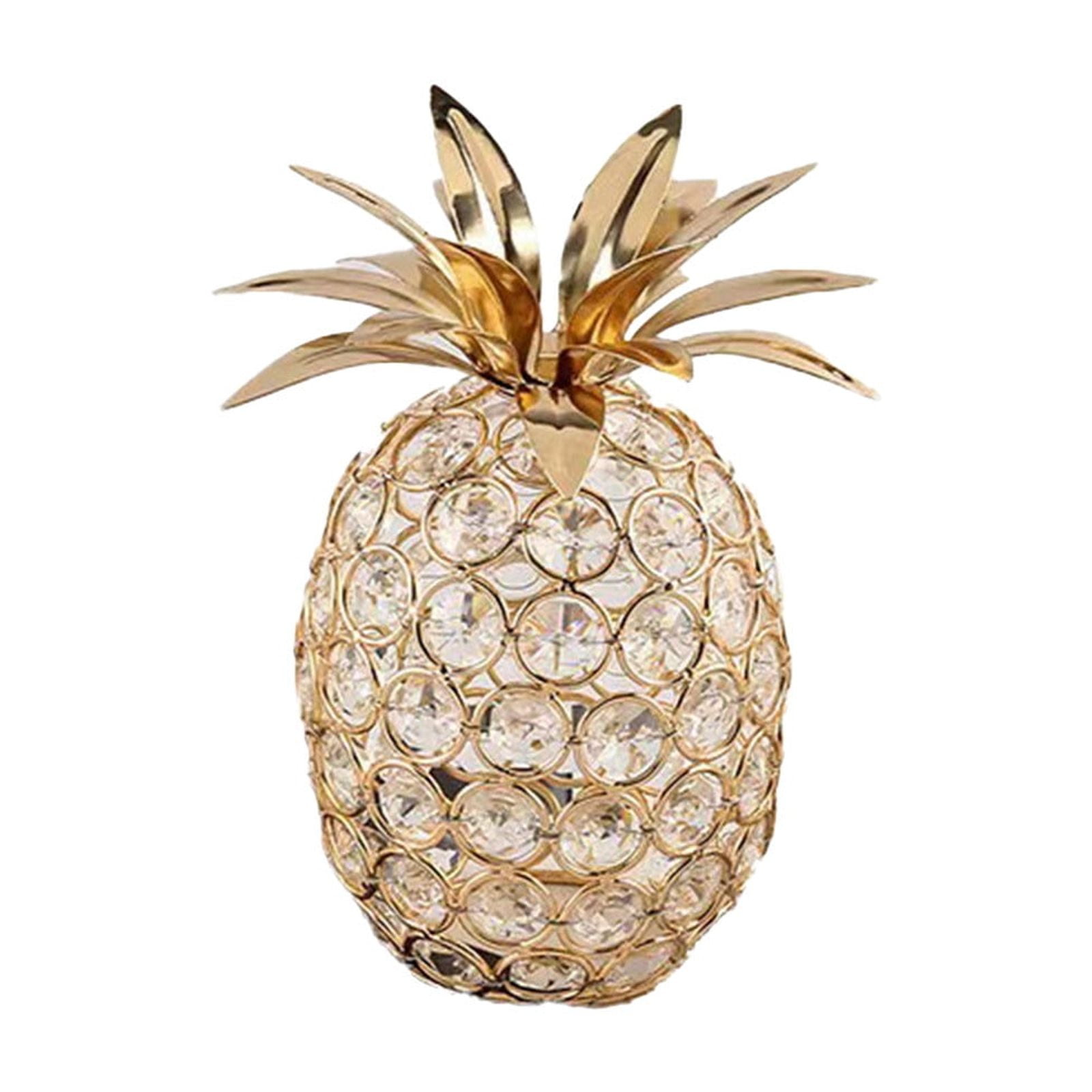 Lilixerw Pineapple Table Centerpiece Decor,Handmade Crystal Hollow ...